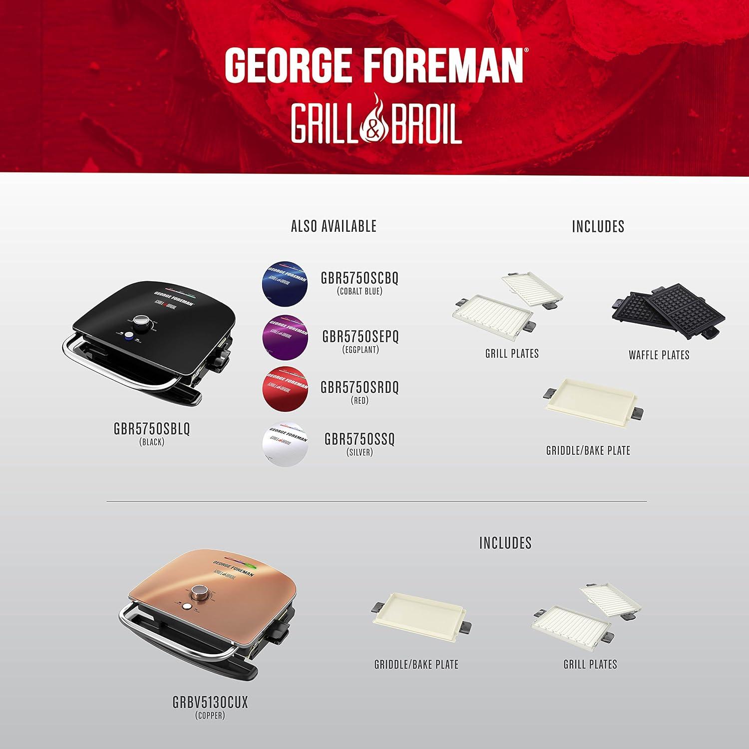 George Foreman: Easy Clean Indoor Grills - George Foreman Online Store
